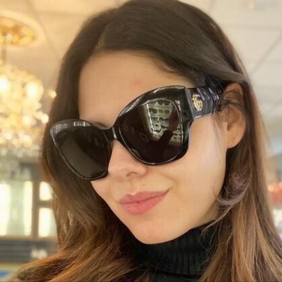 Gucci | Accessories | New Gucci Black Women Sunglasses Gucci Gg808s 00 ...